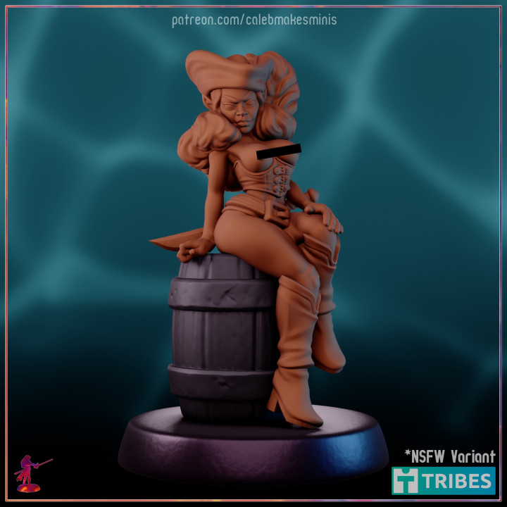 3D Printable (NSFW) First Mate "Cassanova" - Pinup [PRE-SUPPORTED] | Buccaneers Series by Caleb ...