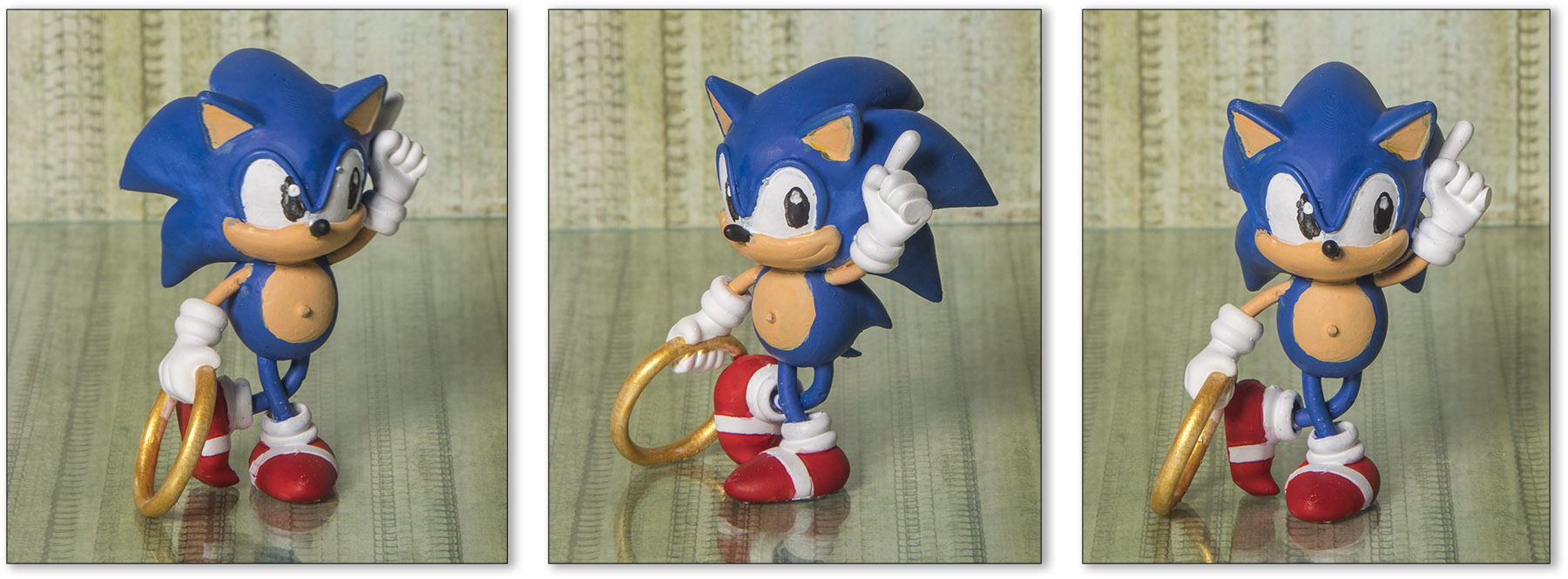 3D Printable Sonic Classic - Onepiece by Steve Solomon