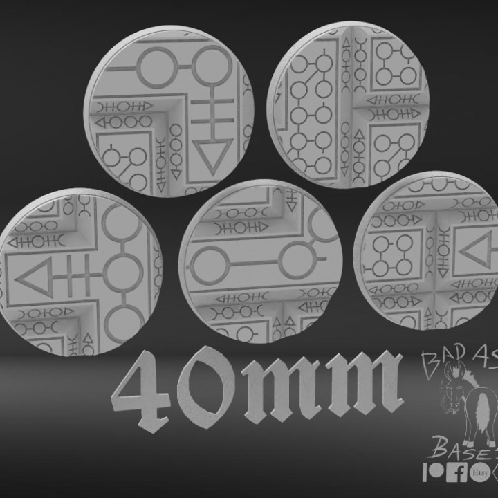 3D Printable Undead Cyborg Tomb Base Bundle by Badassbases