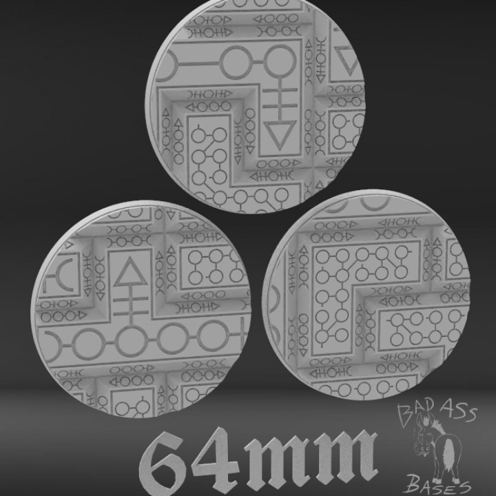 3D Printable Undead Cyborg Tomb Base Bundle by Badassbases