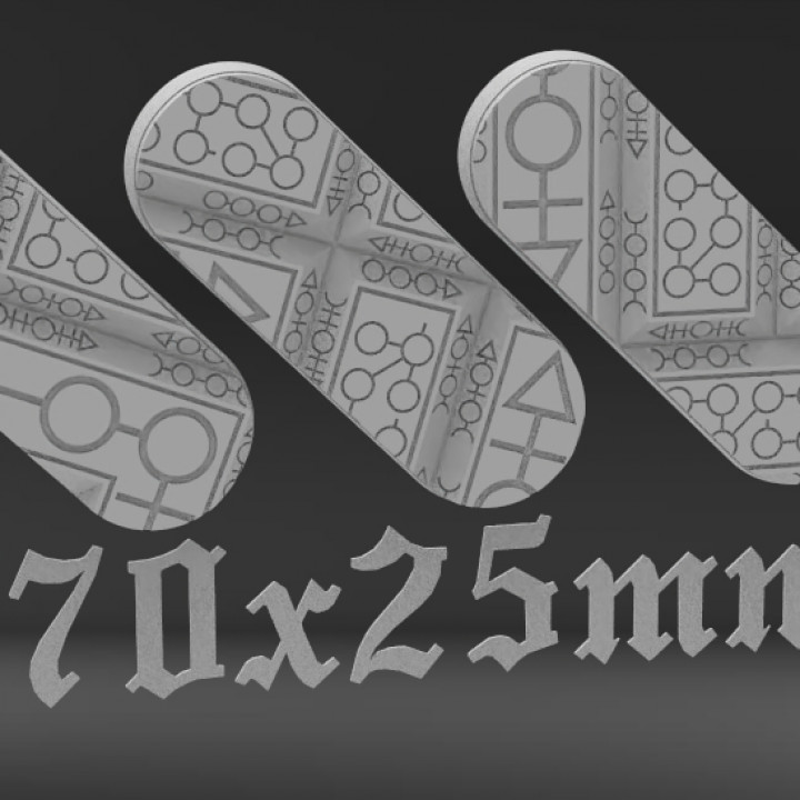 3D Printable Undead Cyborg Tomb Base Bundle by Badassbases