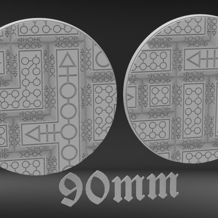 3D Printable Undead Cyborg Tomb Base Bundle by Badassbases