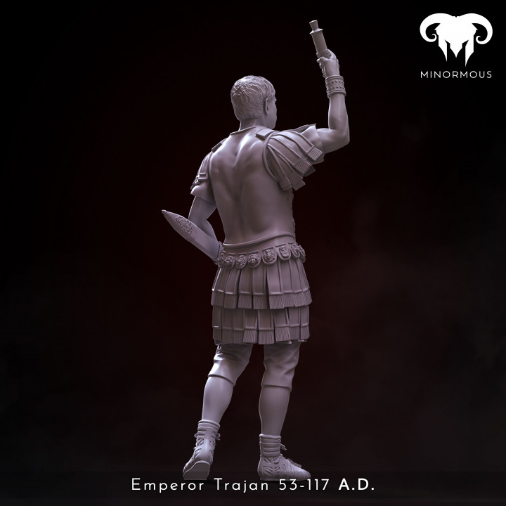 3D Printable Bundle - Roman Emperor Trajan 98 to 117 AD. From Soldier ...