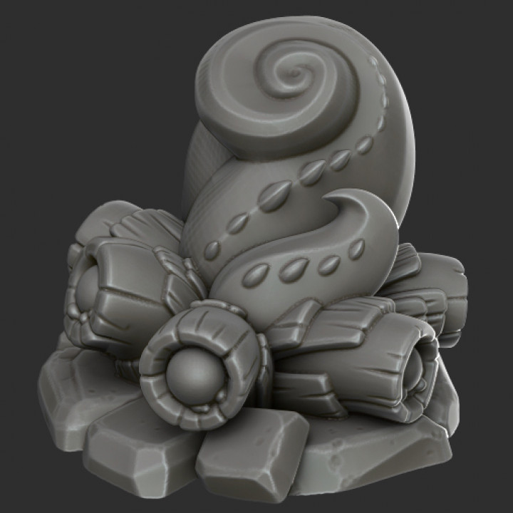 3D Printable Campfire Mimic by Stephanie Coleman