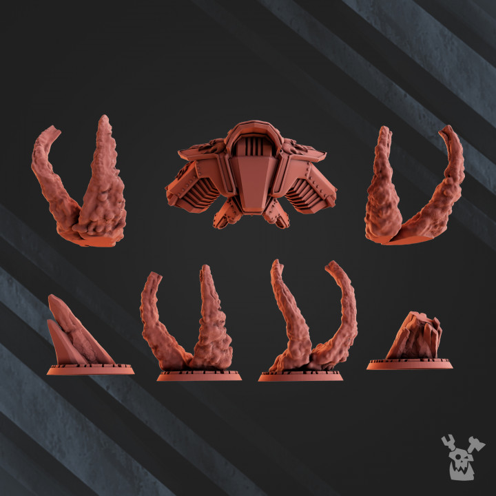 3D Printable Dragon Armor Jetpack Squad by dakkadakka.store