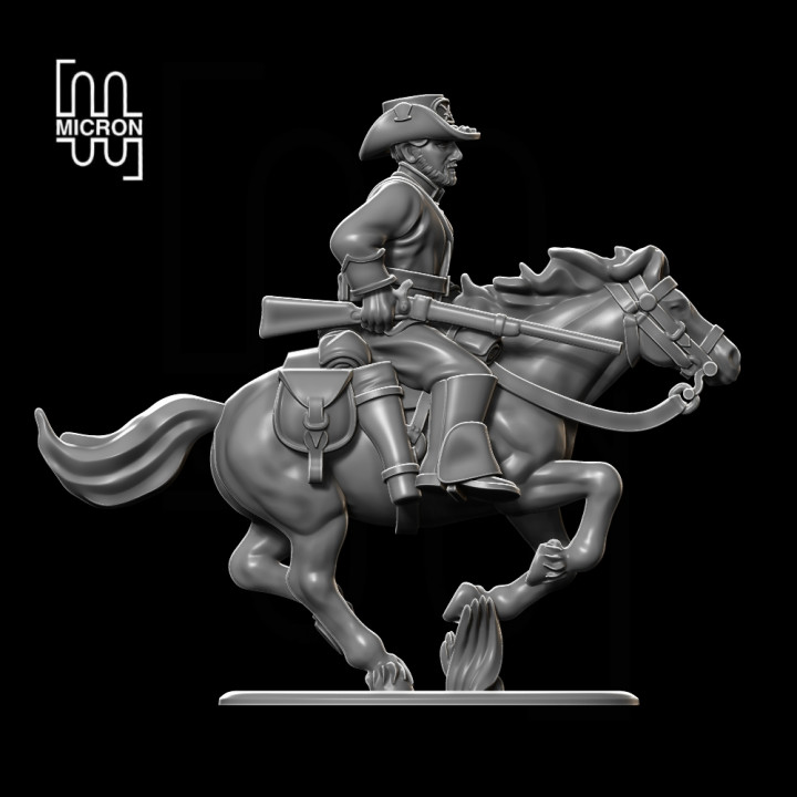 3D Printable American Civil War Cavalry by Micron Miniatures