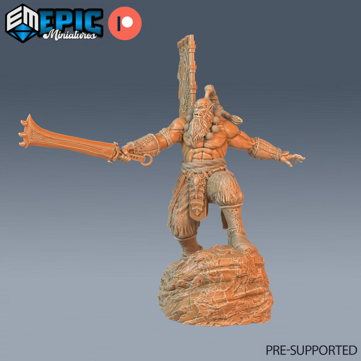 3D Printable Orc Warrior Set / Green Skin Army / Evil Humanoid / Male ...