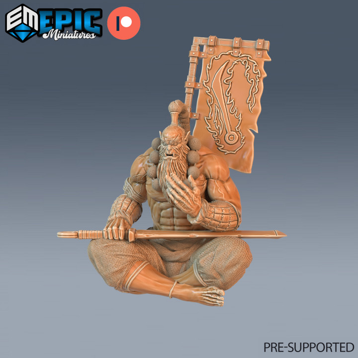 3D Printable Orc Warrior Set / Green Skin Army / Evil Humanoid / Male ...