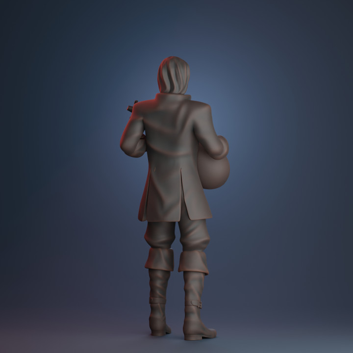 3D Printable The Wandering Bard| Pre-supported mini 30mm | by The ...