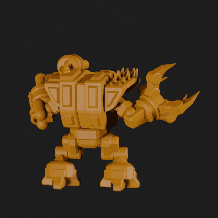 3D Printable Khan of Zucchini (Mecha) by Donya Quick