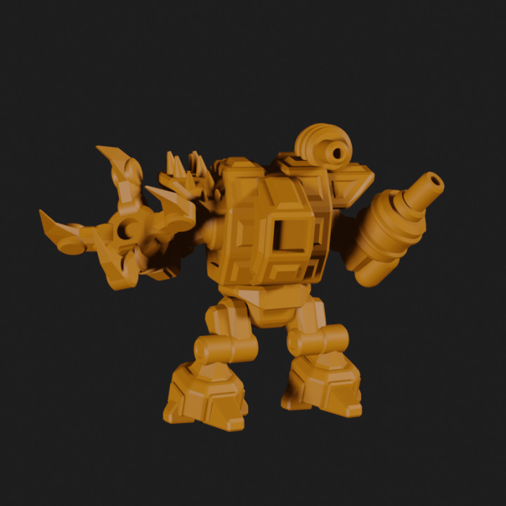 3D Printable Khan of Zucchini (Mecha) by Donya Quick