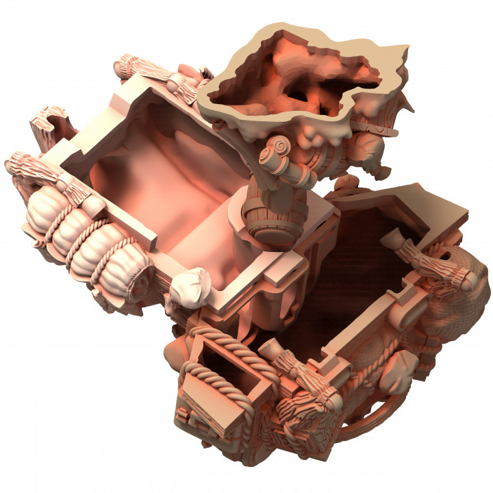 3D Printable 023 DAIXIYA Mongol Nomad Scar Vehicle Speeder Transport ...