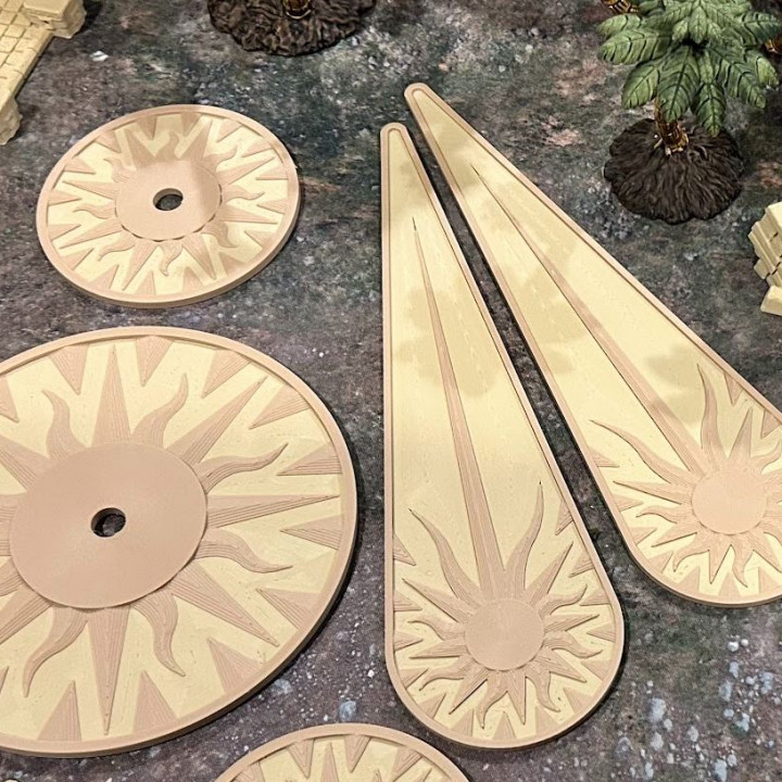 3D Print of blast templates by ChristopherB