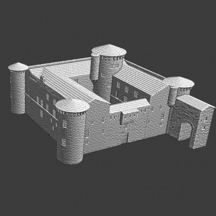 3D Printable Medieval Monastery/Castle model by Northern Crusades ...