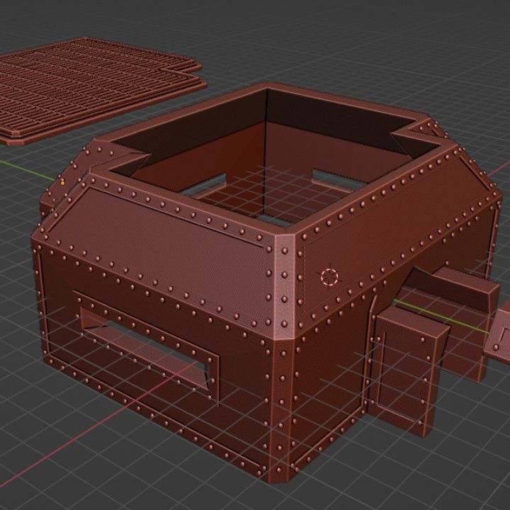 3D Printable Simple Bunker by Thomas