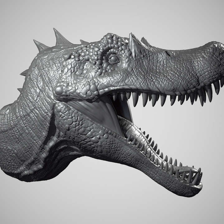 3D Printable Spinosaurus Head by Art of V