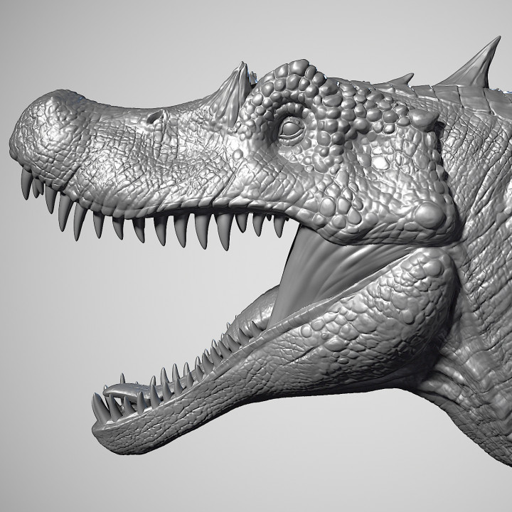 3D Printable Spinosaurus Head by Art of V
