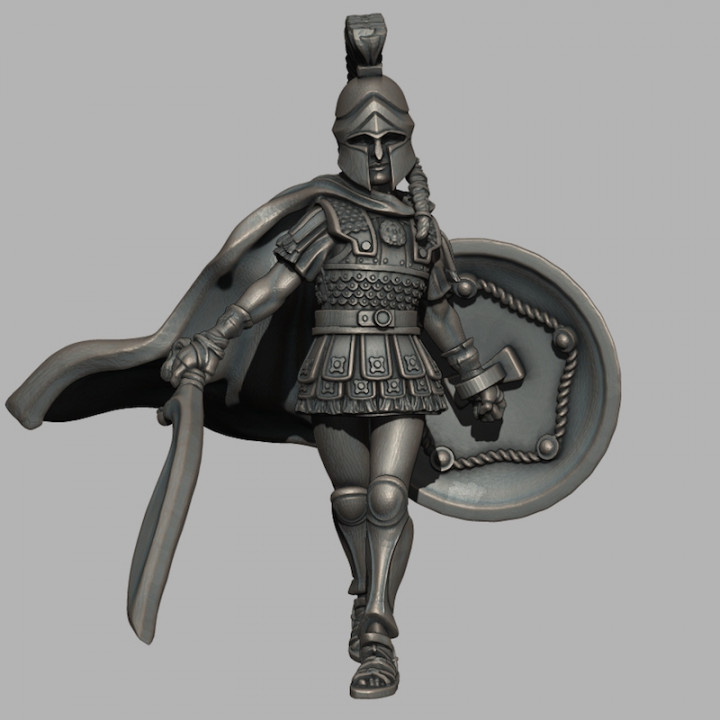3D Printable Female Hoplites by Wargames Atlantic