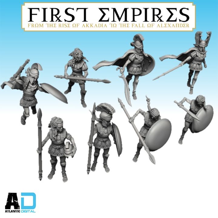 3D Printable Female Hoplites by Wargames Atlantic
