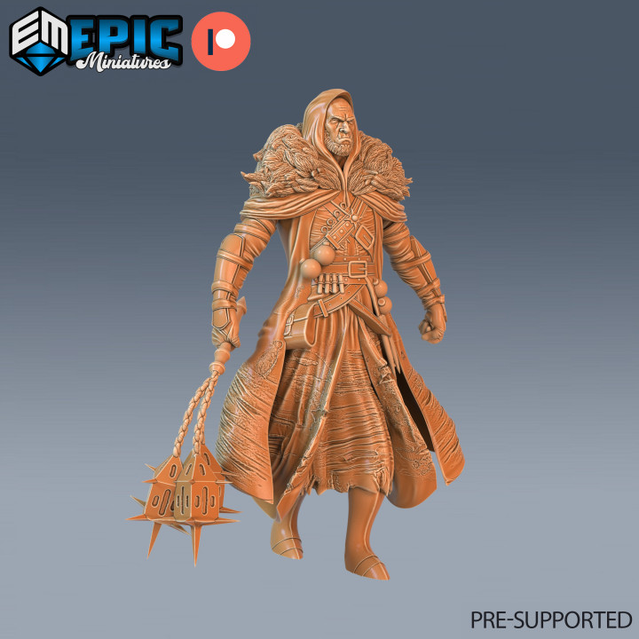3D Printable Orc Witch Hunter & Shaman Set / Male Warrior / Green Skin ...