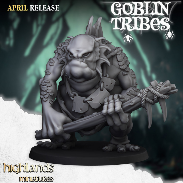 3D Printable Swamp Trolls - Highlands Miniatures by Highlands Miniatures