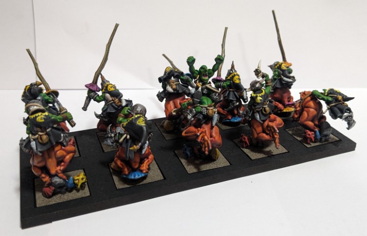 3D Printable Swamp Goblins Frog Riders and Frog Riders with sticks ...