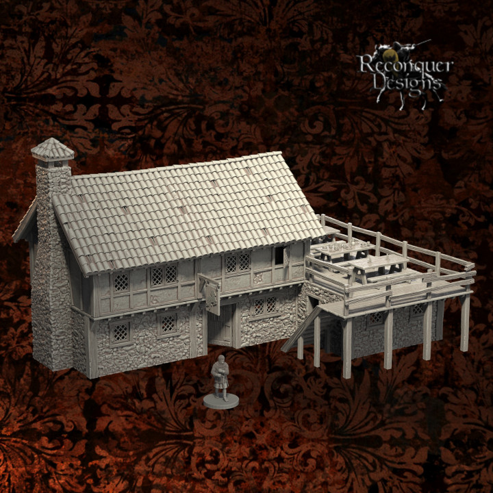 3D Printable 15mm Inn by Reconquer Designs