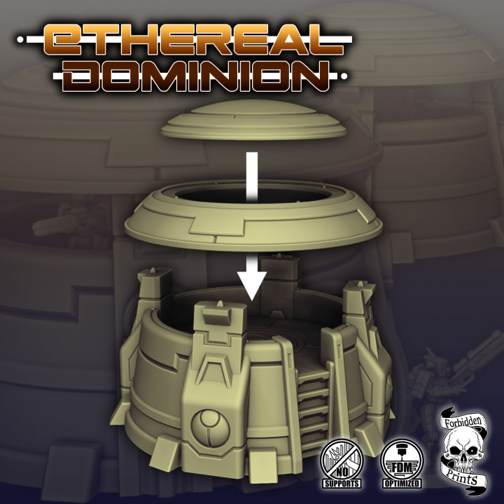 3D Printable Ethereal Dominion - Bunker by Forbidden Prints