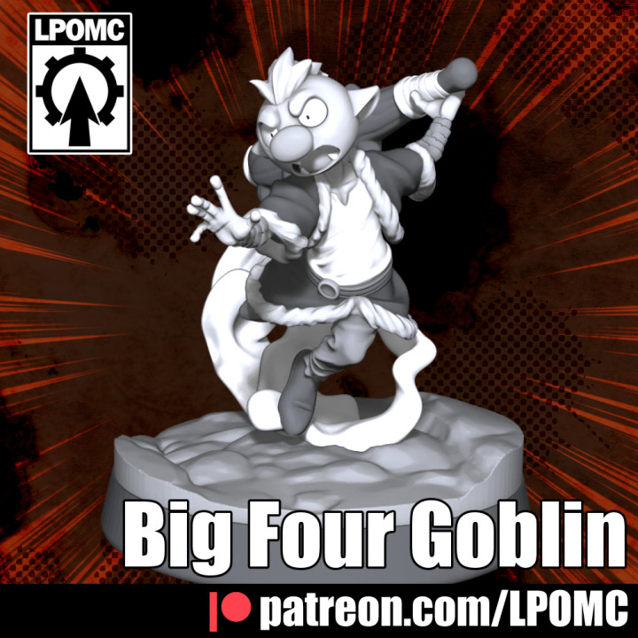 3D Printable Goblin of Big Four by LPOMC
