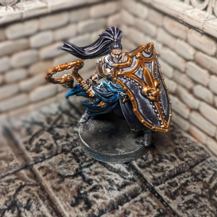 3D Print of Battle Sister Holy Flail by anandaray