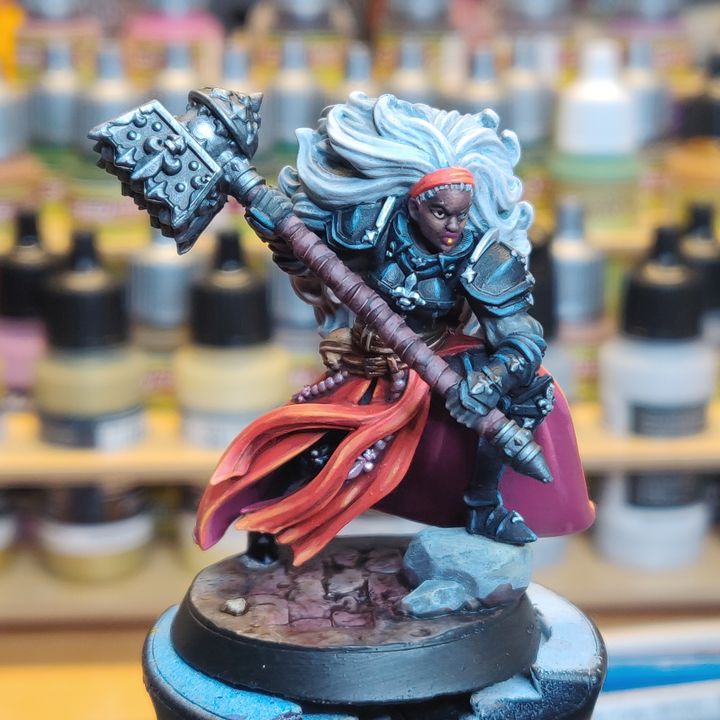 3D Print of Battle Sister Holy Hammer by klickachu