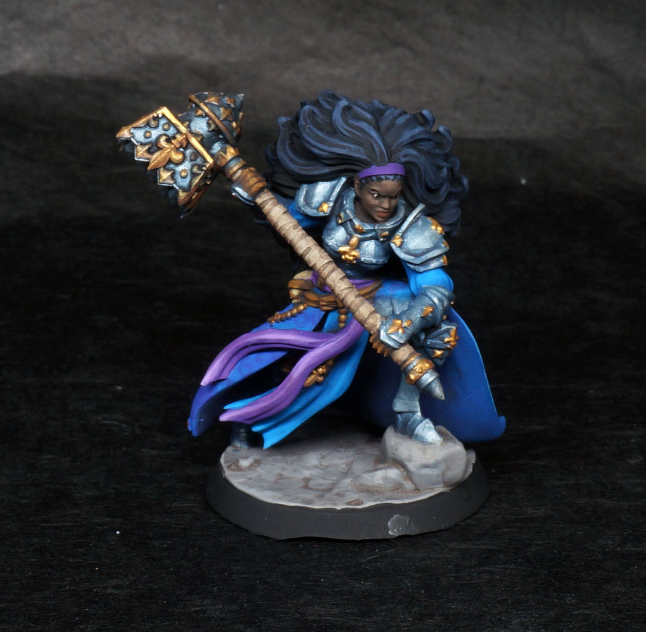 3D Printable Battle Sister Holy Hammer by Miniatures Blueprint