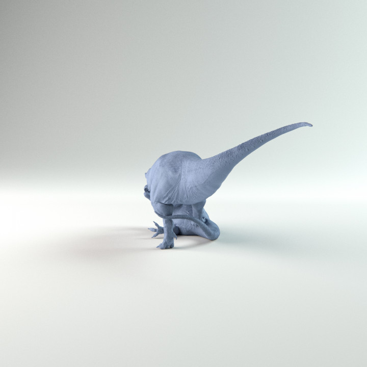 3D Printable Tyrannosaurus fight 1-35 and 1-72 scale pre-supported ...