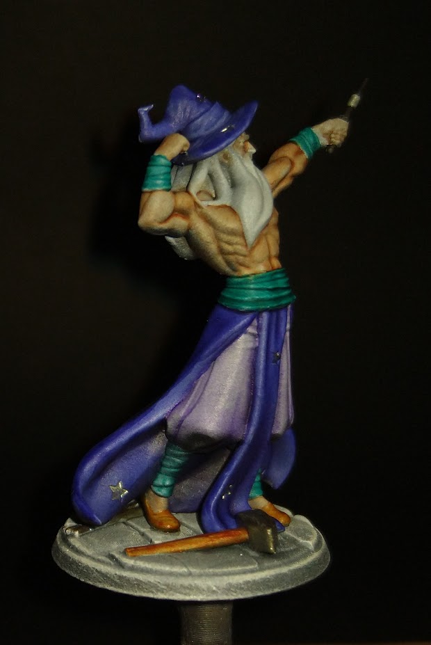 3D Printable Brentallius the Muscle Wizard by Twin Goddess Miniatures