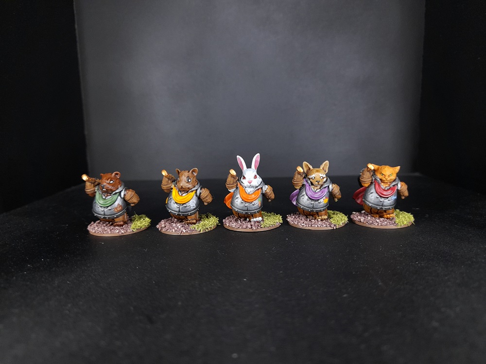 3D Printable Beastfolk Warrior (plus variants) by Twin Goddess Miniatures