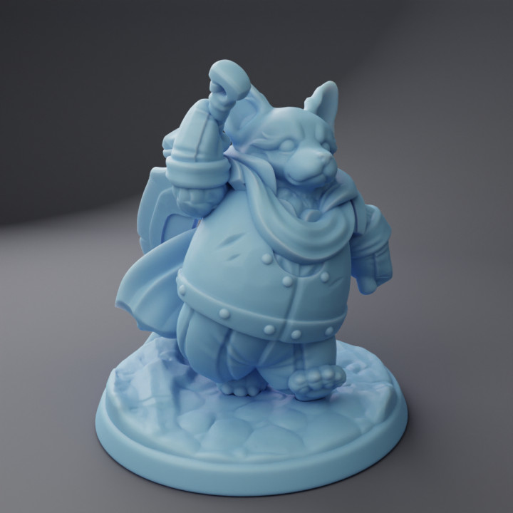 3D Printable Beastfolk Warrior (plus variants) by Twin Goddess Miniatures