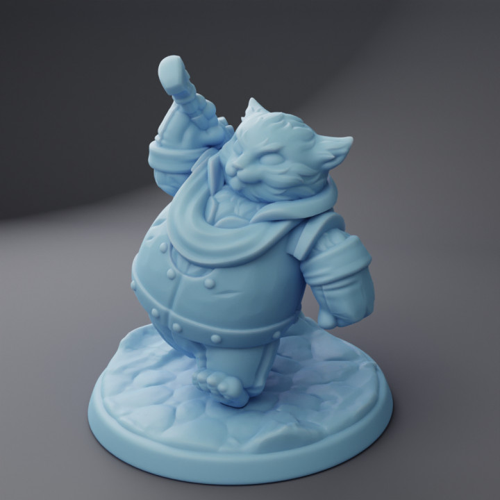 3D Printable Beastfolk Warrior (plus variants) by Twin Goddess Miniatures