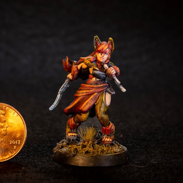 3D Print of Fox-girl Bandit by MeanChristine