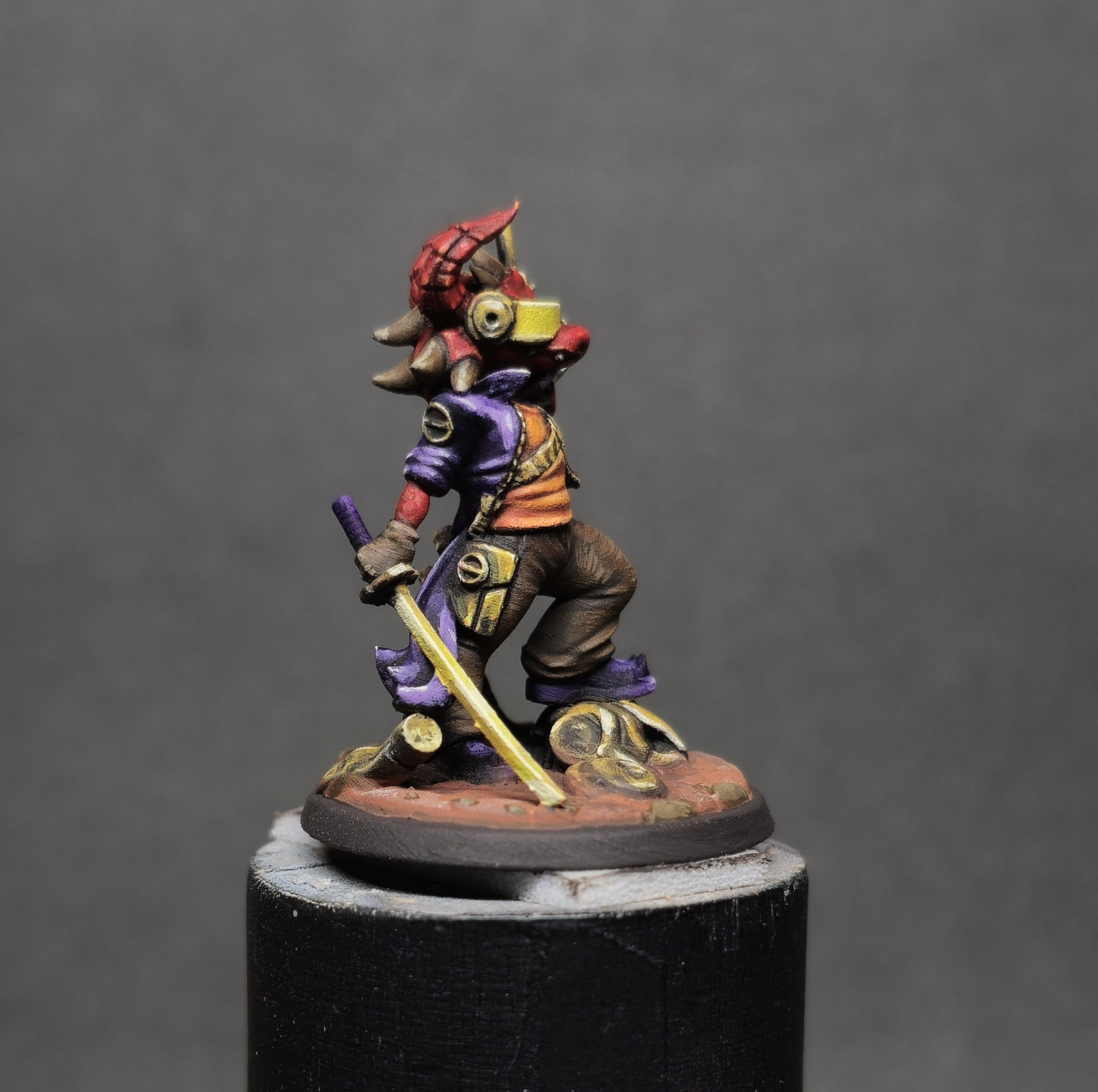 3D Printable Cyberpunk Kobold by Twin Goddess Miniatures