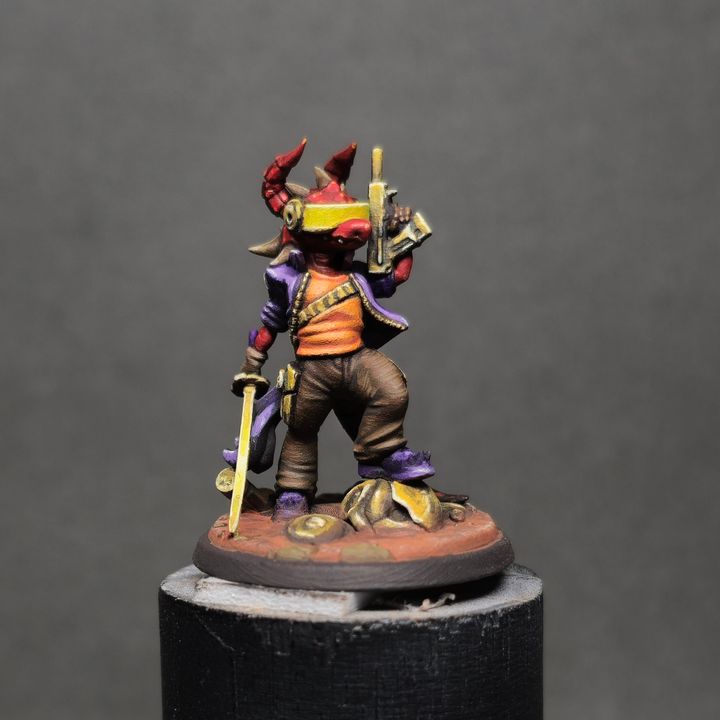 3D Print of Cyberpunk Kobold by kurisu-sama