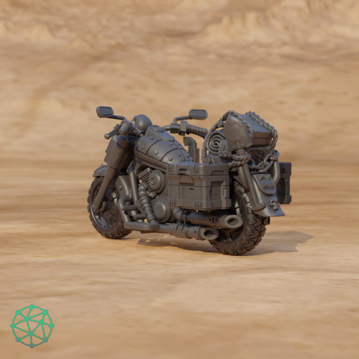 3D Printable Wasteland War Machines - Bike by Atlas 3DSS