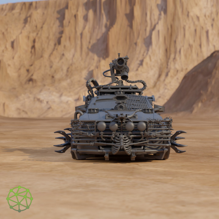 3D Printable Wasteland War Machines - Car by Atlas 3DSS