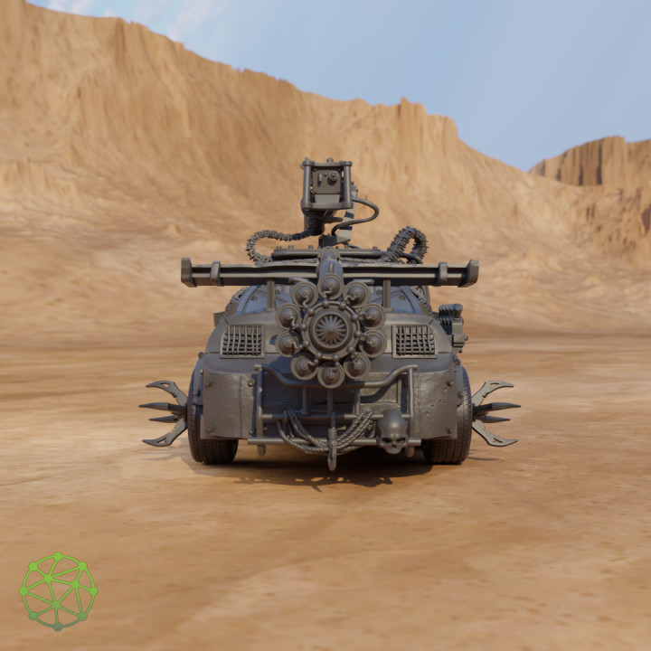 3D Printable Wasteland War Machines - Car by Atlas 3DSS