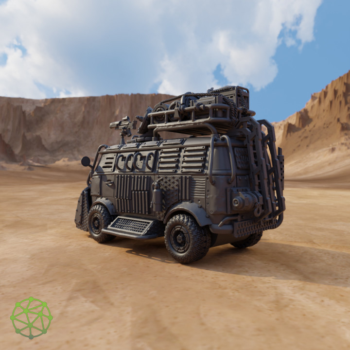 3D Printable Wasteland War Machines - Van by Atlas 3DSS