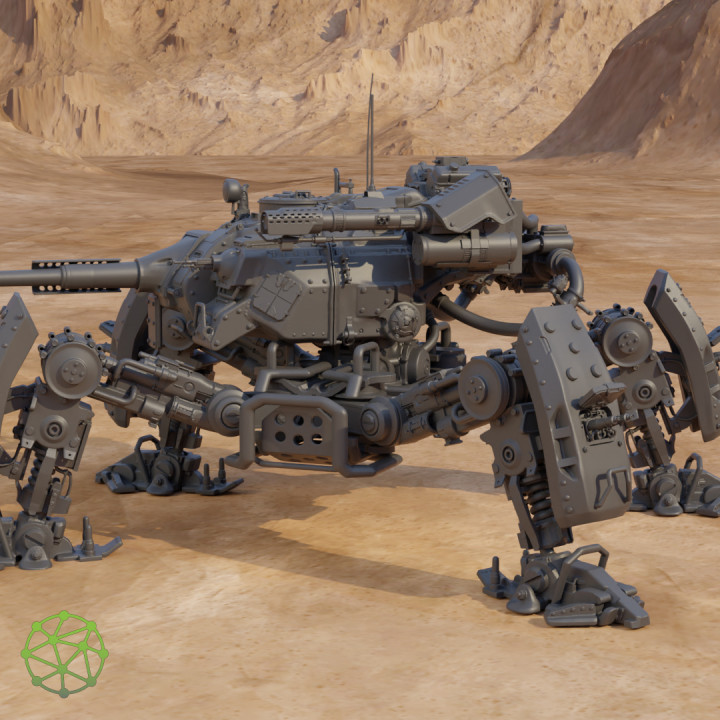 3D Printable Wasteland War Machines - Tank by Atlas 3DSS