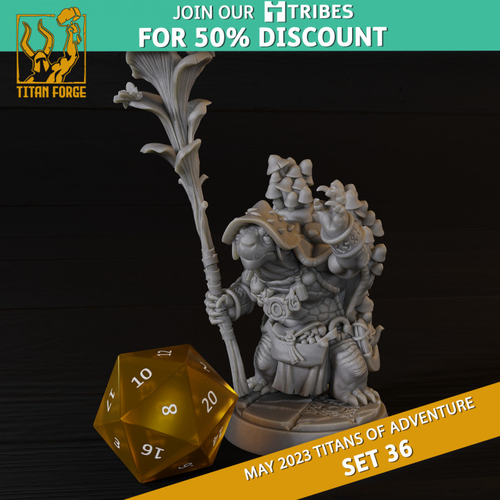 3D Printable RPG - DnD Hero Characters - Titans of Adventure Set 36 by ...