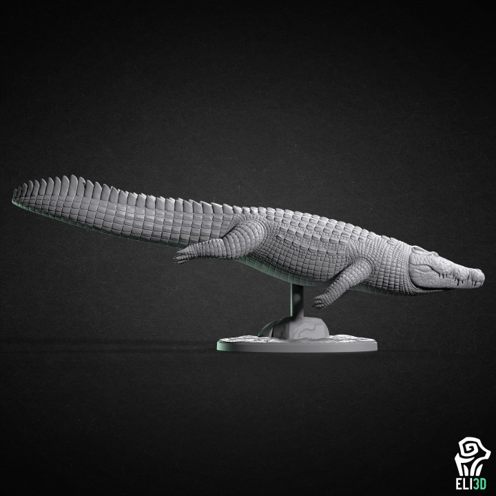 3D Printable Crocodile Bundle - Animals by ELI 3D