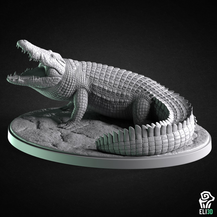 3D Printable Crocodile Bundle - Animals by ELI 3D