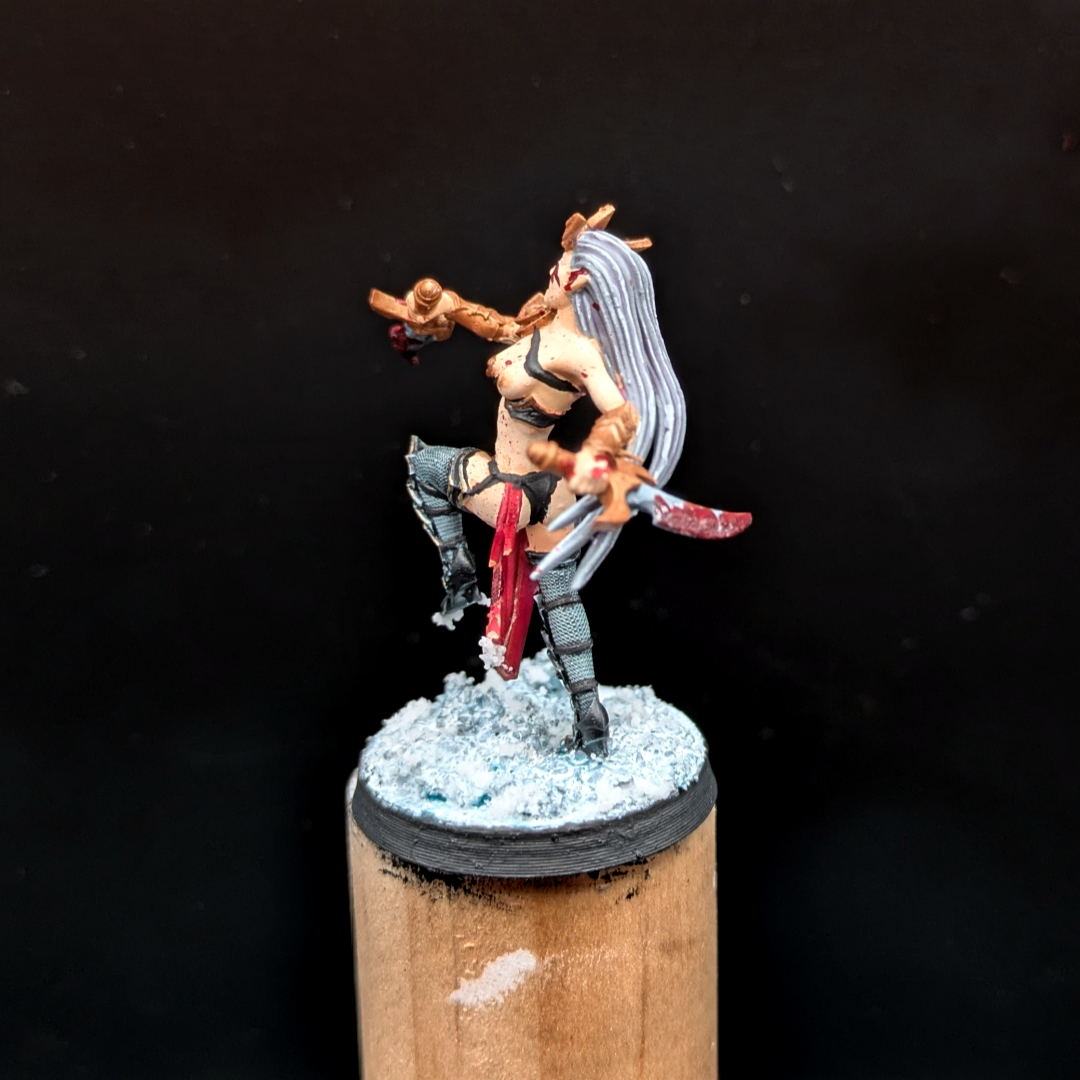 3D Printable Dark elf witches unit (elves) by HoloMiniatures