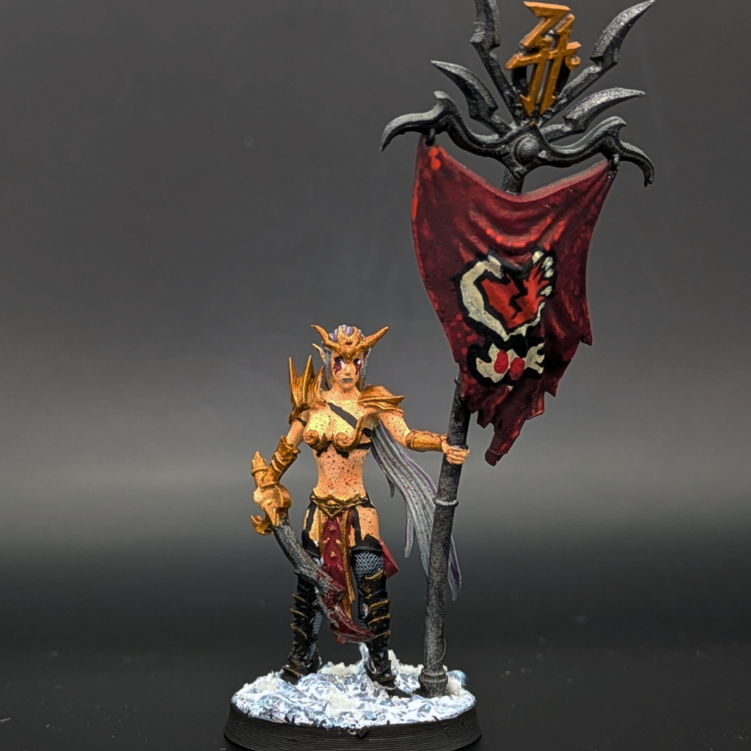 3D Printable Dark elf witches unit (elves) by HoloMiniatures